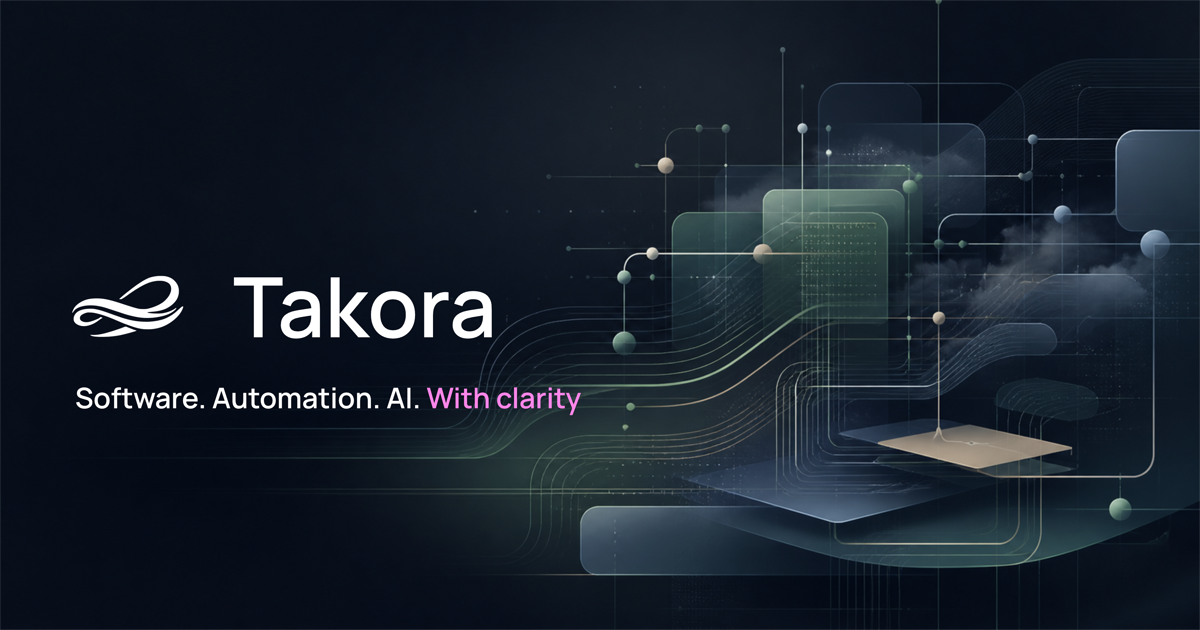 Custom Software — Web Apps & Business Tools | Takora